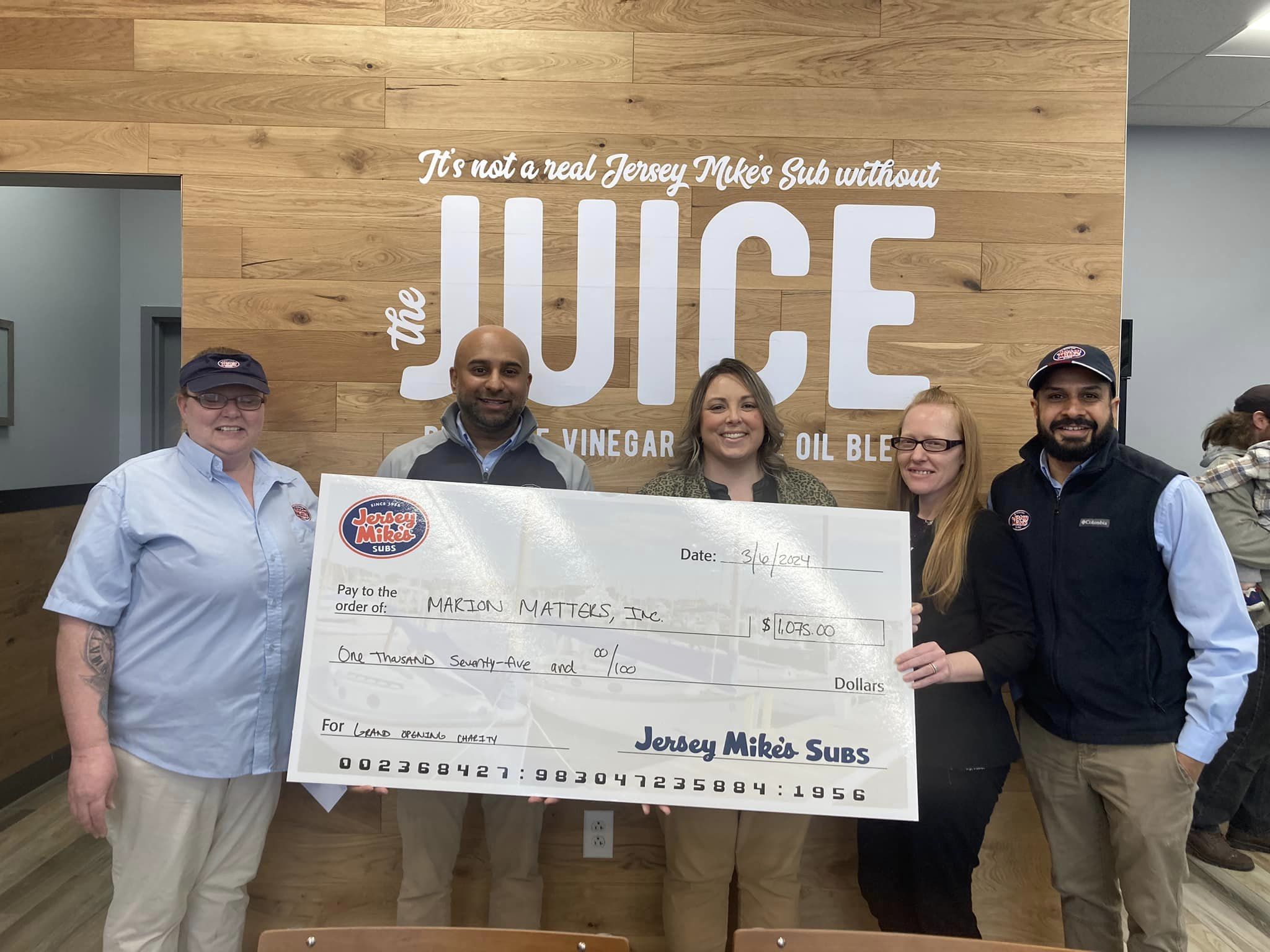 Jersey Mike’s Subs celebrates grand opening in Marion - Marion County Now