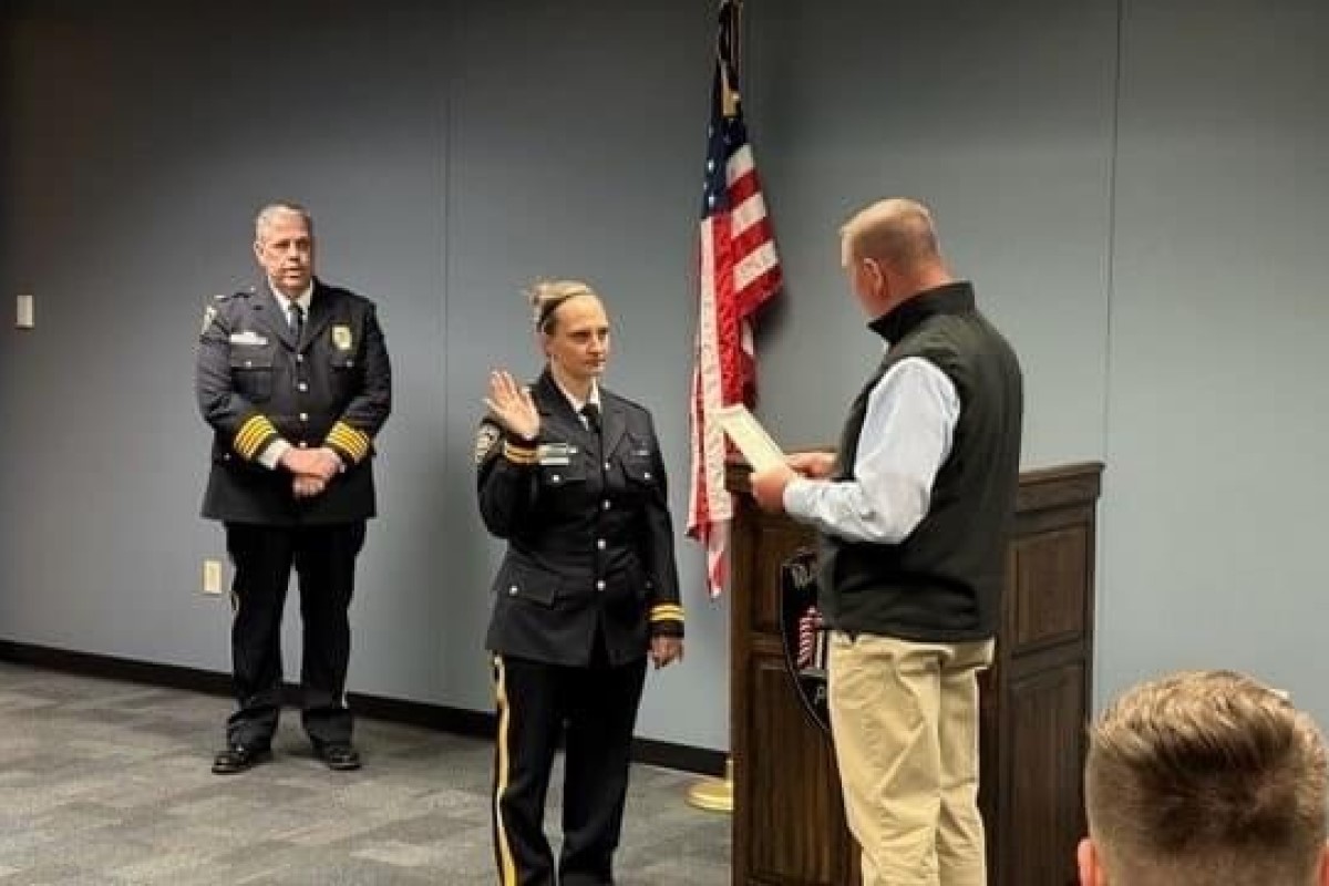 Marion Police Department celebrates promotions and new hires - Marion ...